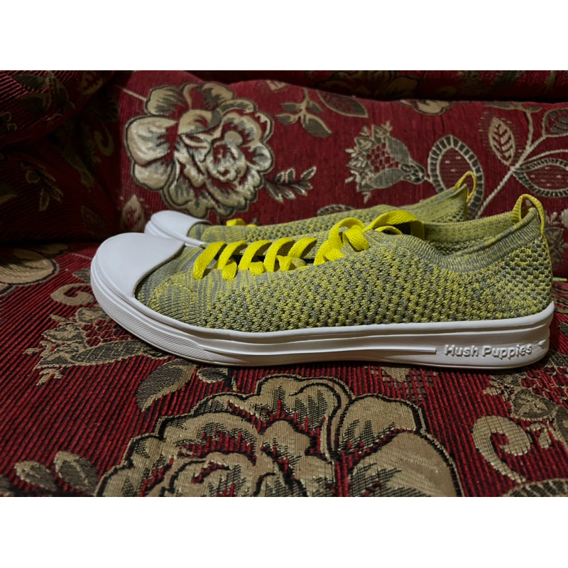 Jual Hush Puppies Sepatu Sneakers Kain Hijau | Shopee Indonesia