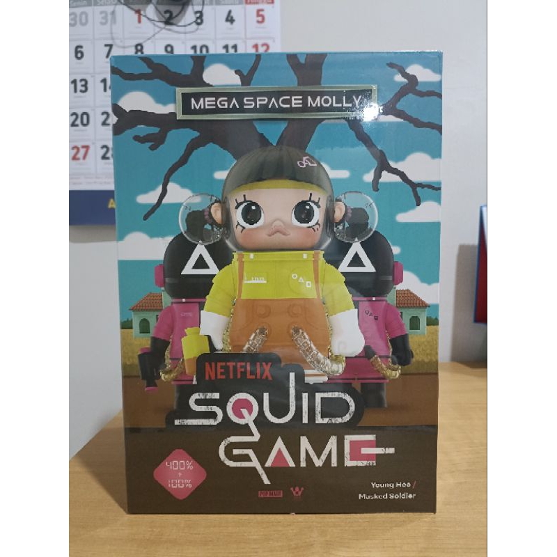 Jual [READY] POPMART MEGA SPACE MOLLY 400%+100% SQUID GAME ORIGINAL ...