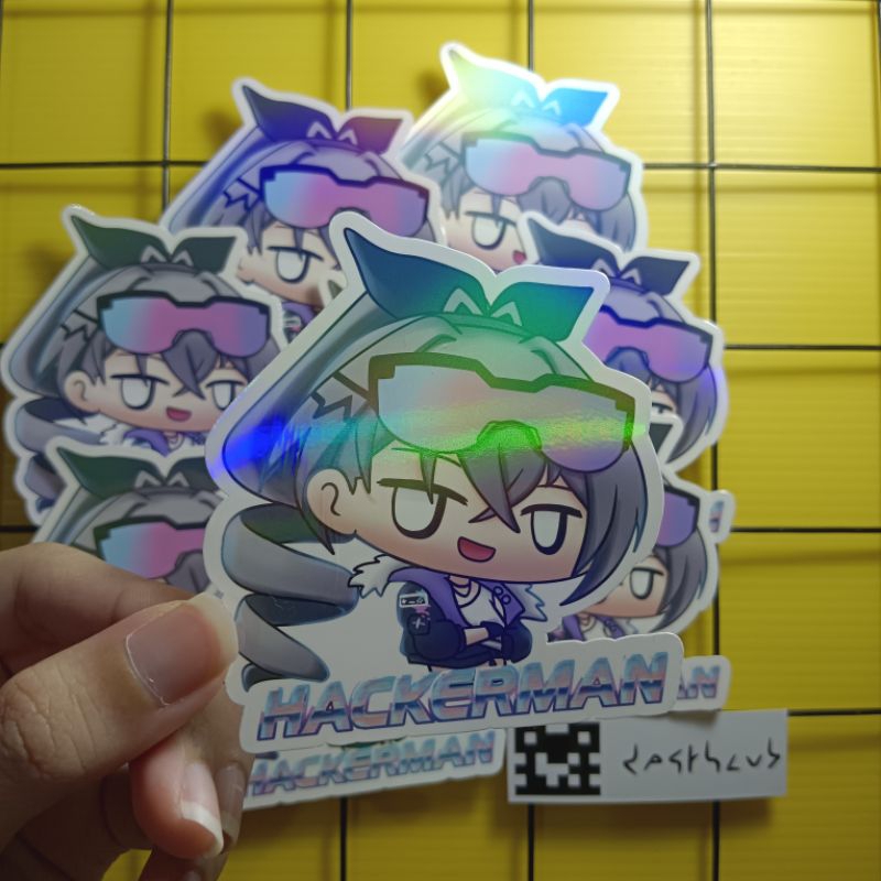 Jual Silverwolf Honkai Star Rail HSR Vinyl Hologram Sticker D4C ...