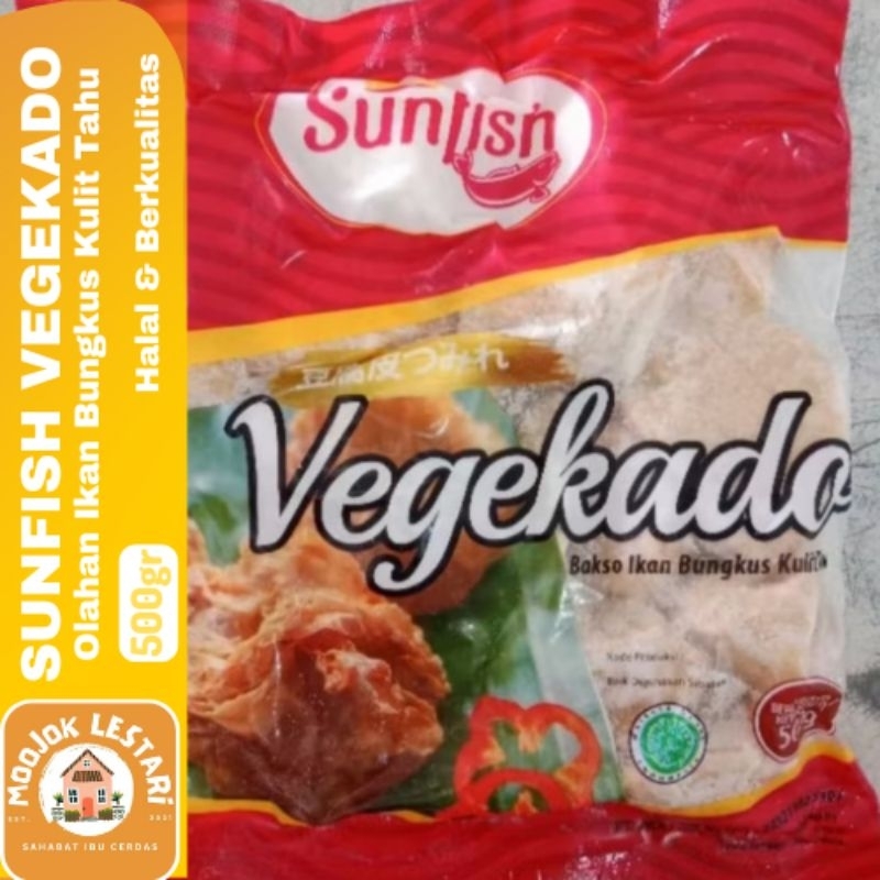 Jual Sunfish Vegekado 500gr Olahan Ikan Lapis Kulit Tahu Halal Enak ...