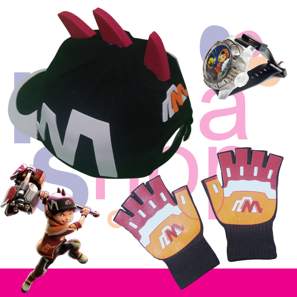 Jual TOPI KOSTUM BARU BOBOIBOY KUASA GENTAR | Shopee Indonesia