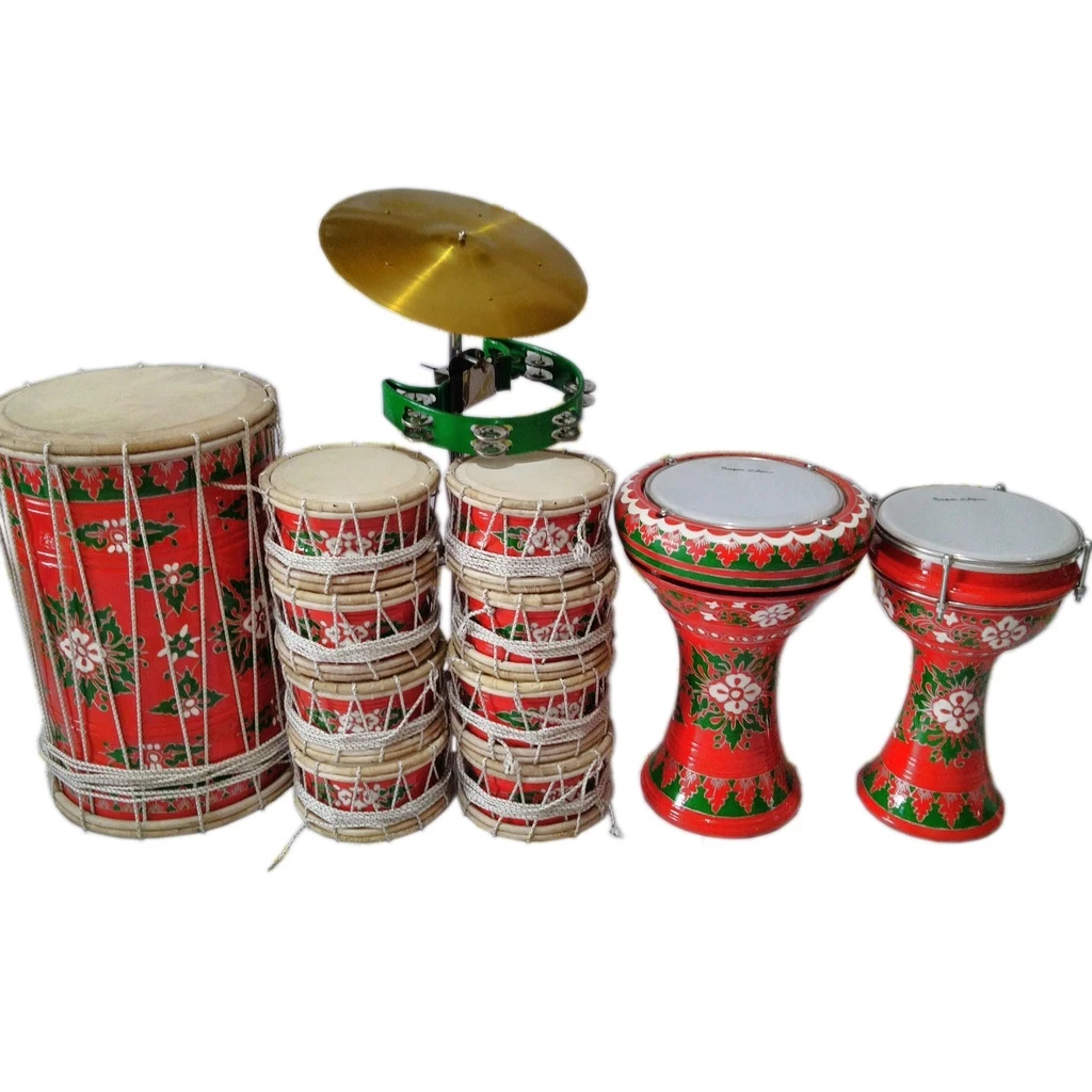 Jual marawis 1 set lengkap komplit 12 alat + 6 pcs tas polos batik ukir ...