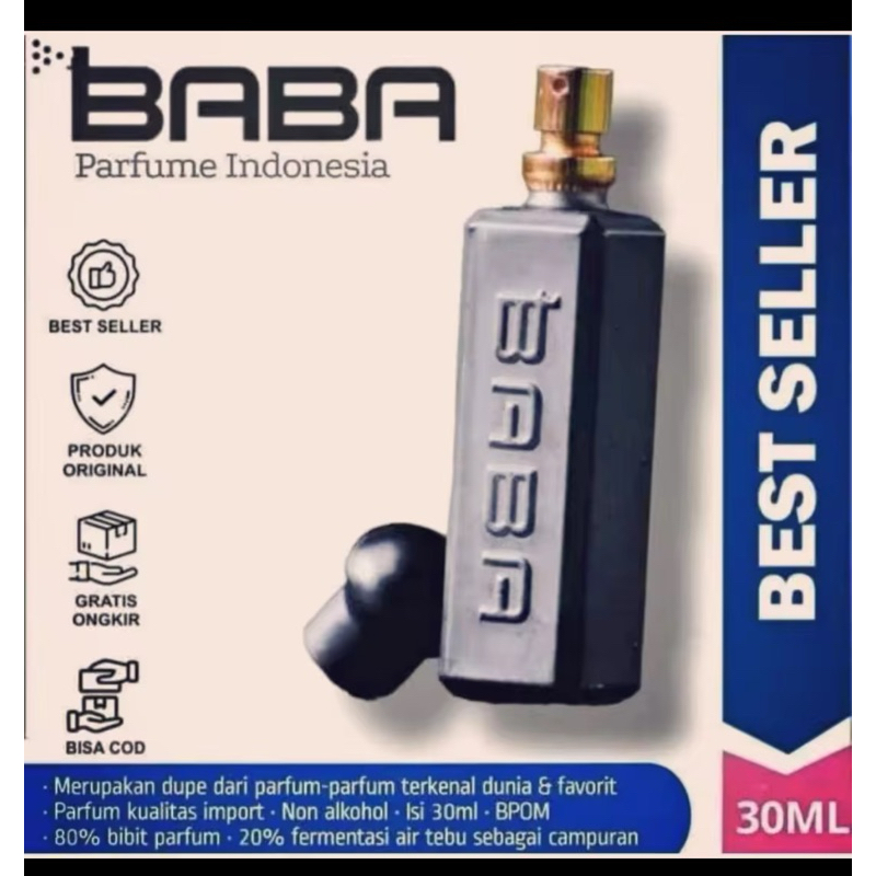 Jual BABA PARFUME ORIGINAL || 30 mili || Wangi Tahan Lama || | Shopee ...