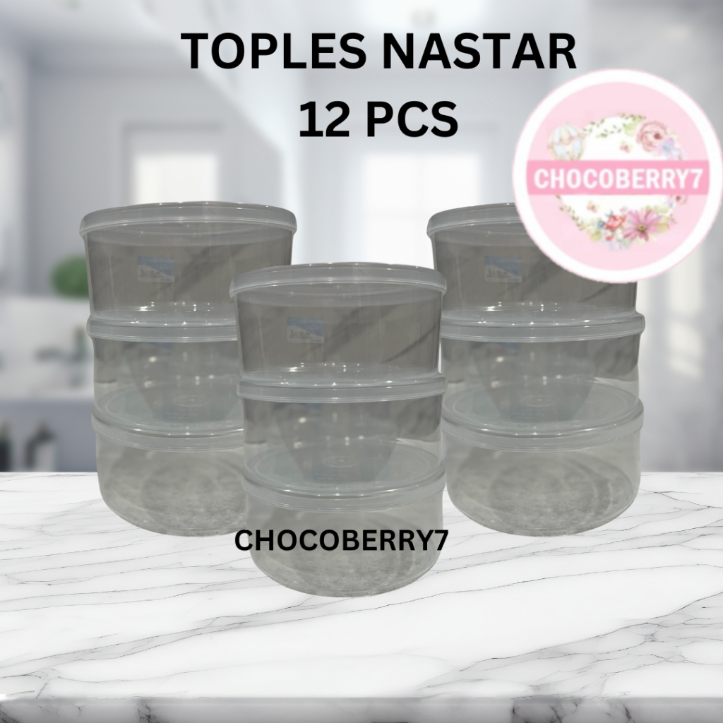 Jual TOPLES NASTAR 1/2KG (Isi 12) KMP Mutiara Plastik Tebal Bulat Kue ...