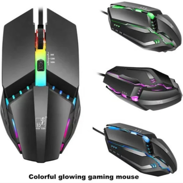 Jual Mouse Gaming LED Wired RGB X3 - 1000 DPI | Shopee Indonesia