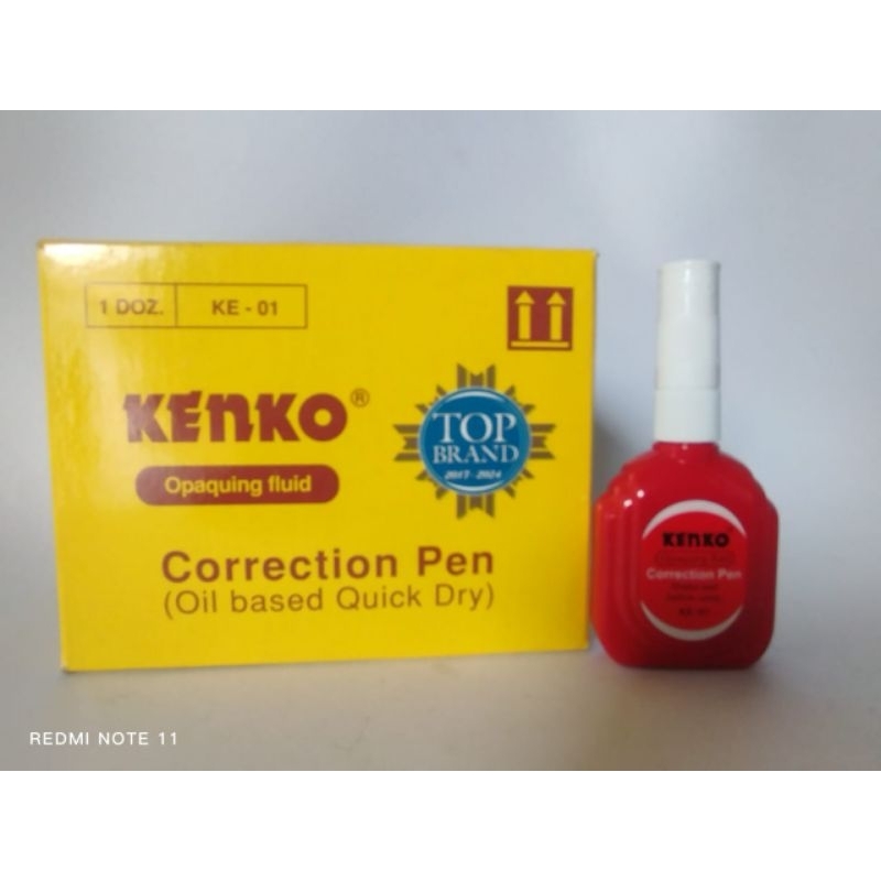 Jual KENKO correction pen/ Tipe-X cair /kenko ke-01 | Shopee Indonesia