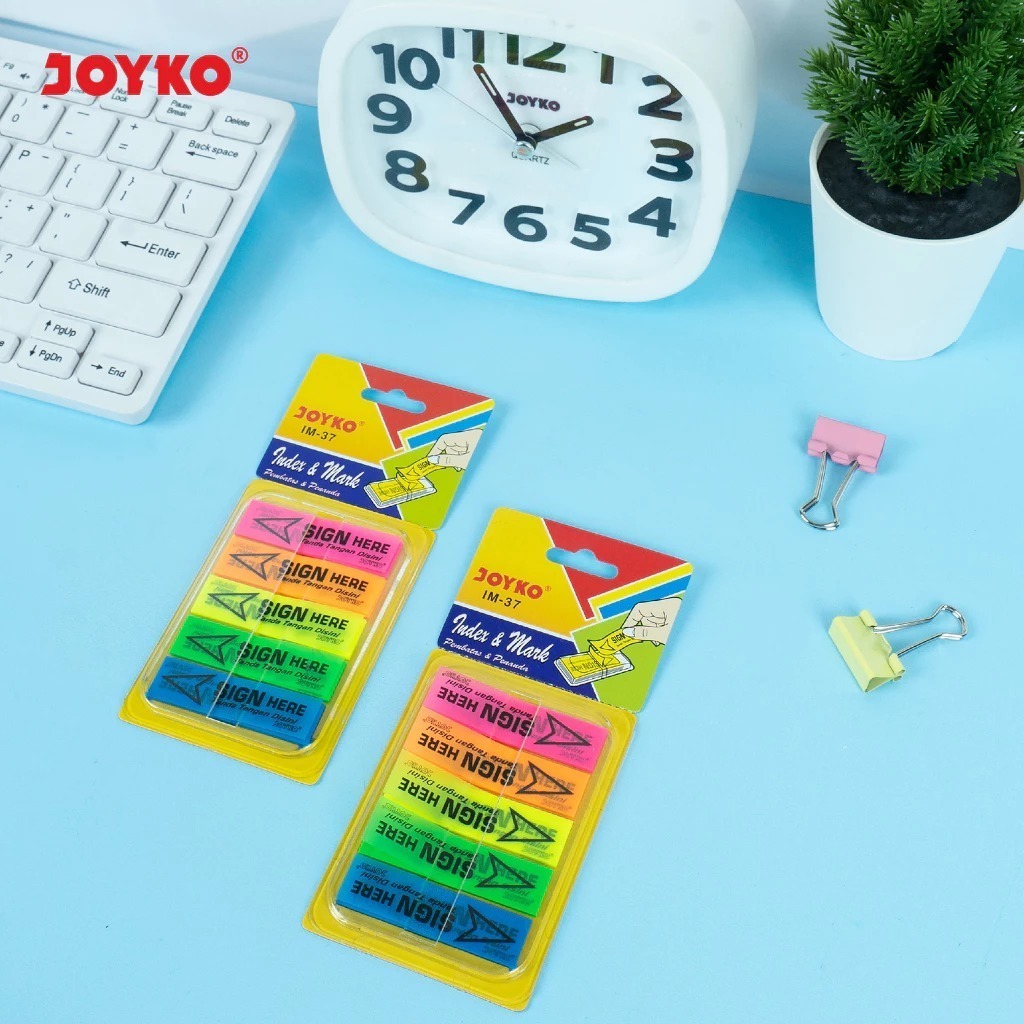 Jual Joyko Sticky Notes "Sign Here" Memo Panah / Sticker Tempel Memo ...