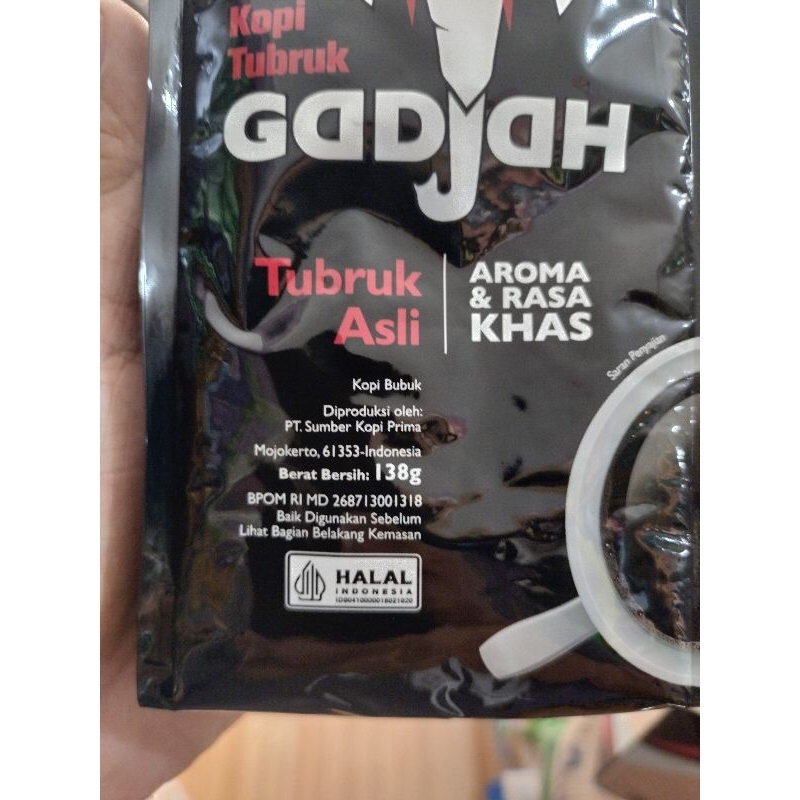 Jual kopi tubruk cap gadjah 1dus isi 20 pcs | Shopee Indonesia