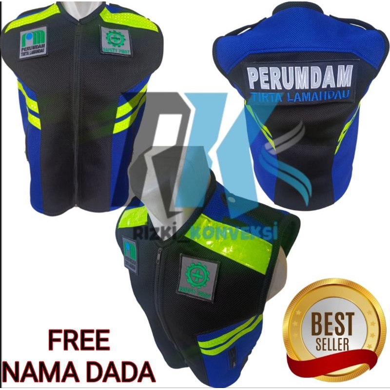 Jual rompi safety, k3, rompi pu, rompi kerja,lapangan, proyek, rompi ...
