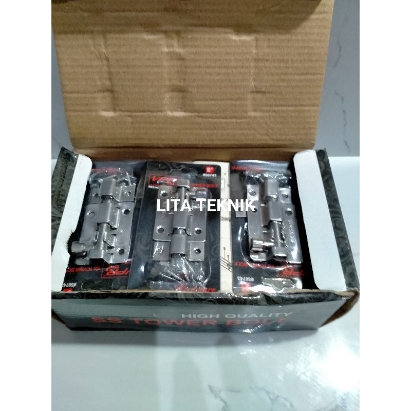 Jual 1box Grendel stenlis 2 inchi harga 1box isi 24pcs selot stenlis ...