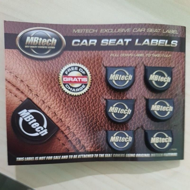 Jual Emblem Logo MBtech/Logo Karet MBtech Original Premium, Logo Emblem ...