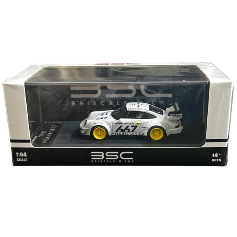 Jual BSC 64 Porsche RWB 964 #667 Coastcycle White Limited Edition ...