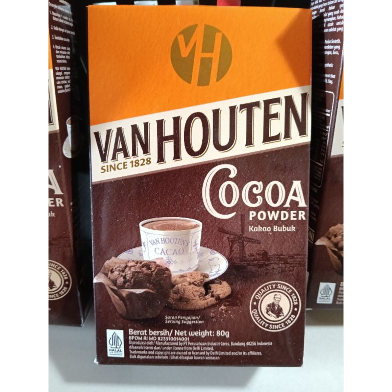 Jual Coklat cokelat kakao bubuk Van Houten cocoa powder asli original ...