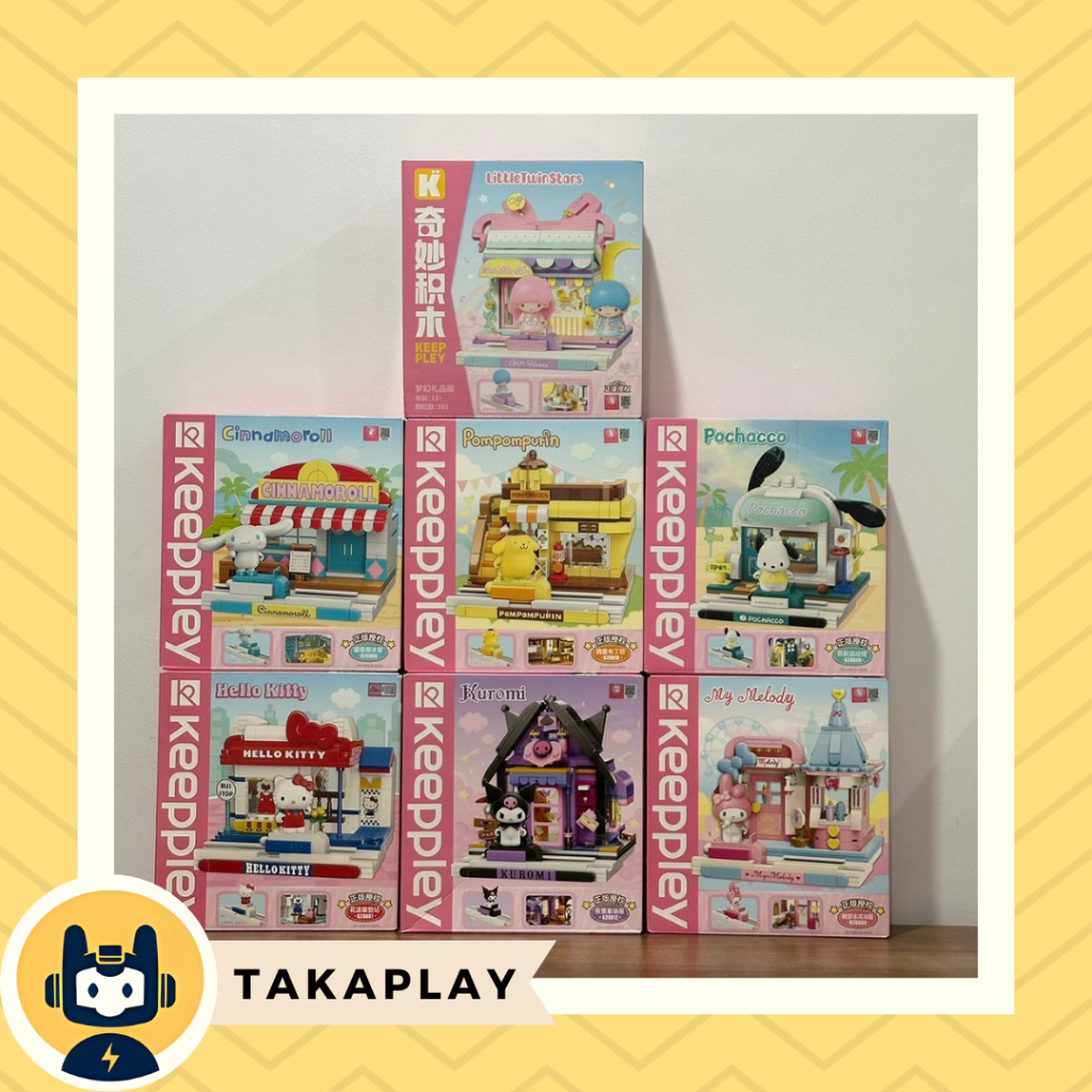 Jual Mainan Keeppley Bricks Sanrio Street View City Keepley Keppley ...