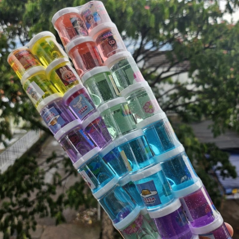 Jual 20 pc slime jelly clear murah 20cc / slem original / mainan anak ...