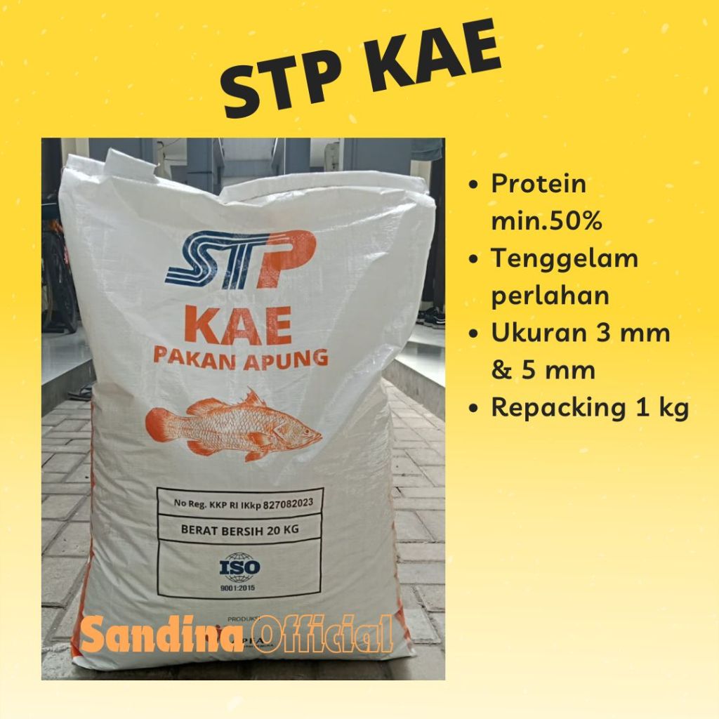 Jual STP KAE JAPFA PAKAN MAKANAN PELET IKAN KOI KAKAP AIR TAWAR HIAS ...