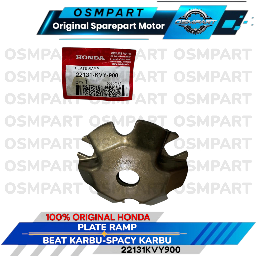 Jual PLATE RAMP BESI TUTUP RUMAH ROLLER BEAT KARBURATOR KVY SPACY ...