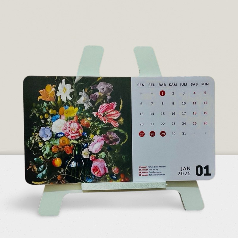 Jual Kalender Custom Mini Desk Calendar ukuran A5 dan A3 | Shopee Indonesia