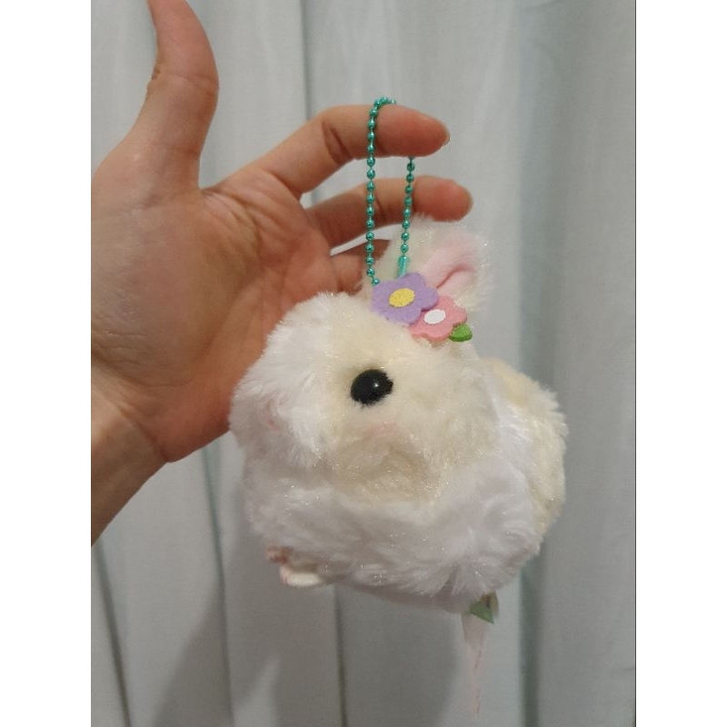 Jual Amuse Keychain Usadama Bunny Kuning Putih Bunga | Shopee Indonesia