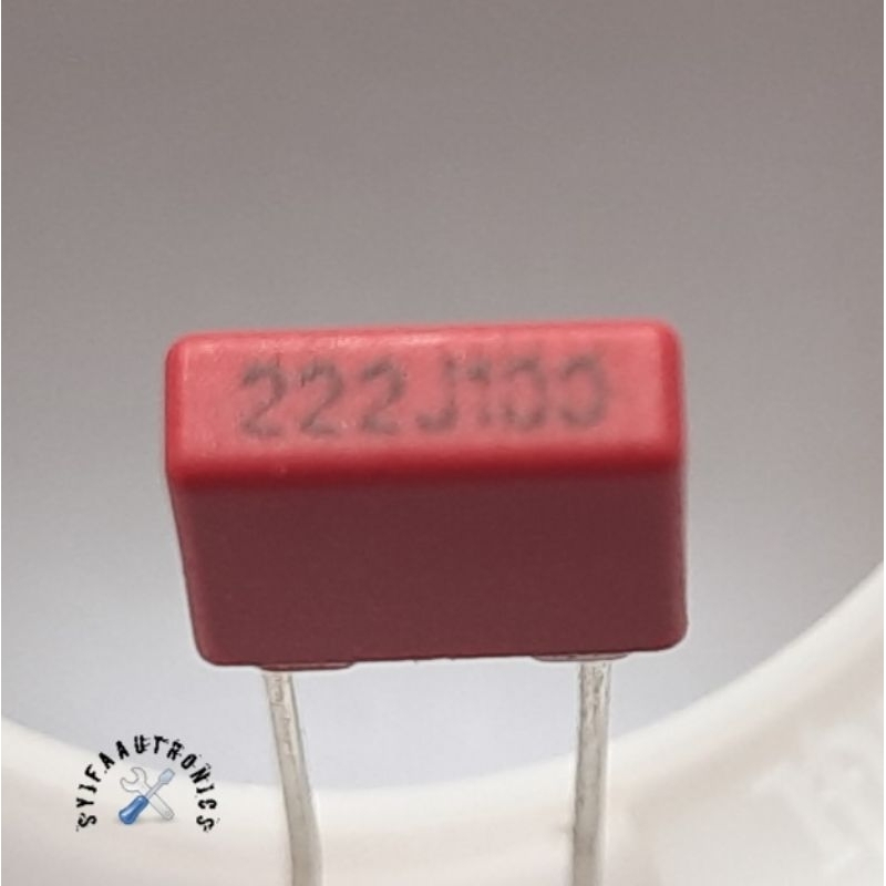 Jual 10x Capacitor Kapasitor MKM 222 222J100 2n2 100V | Shopee Indonesia