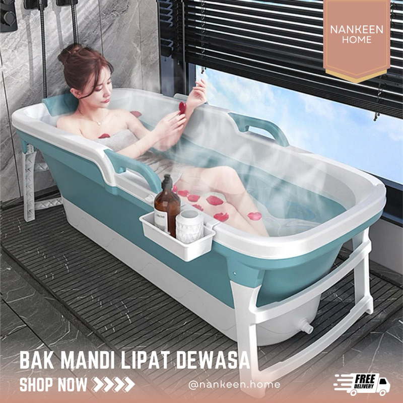 Jual nankeen shop - Bak Mandi Lipat besar Dewasa Portable/SPA Bathtub ...
