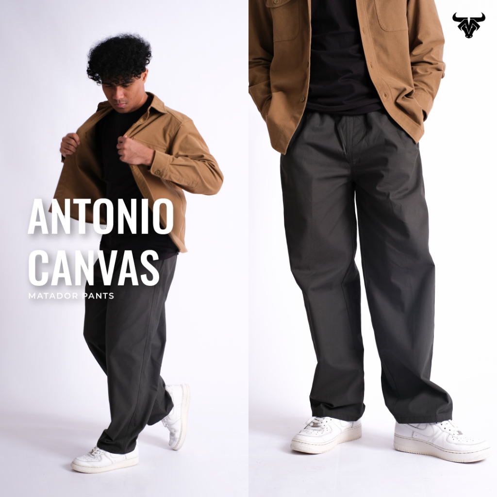Jual MATADOR - ANTONIO Celana Panjang Pria Loose Baggy Pants Canvas ...