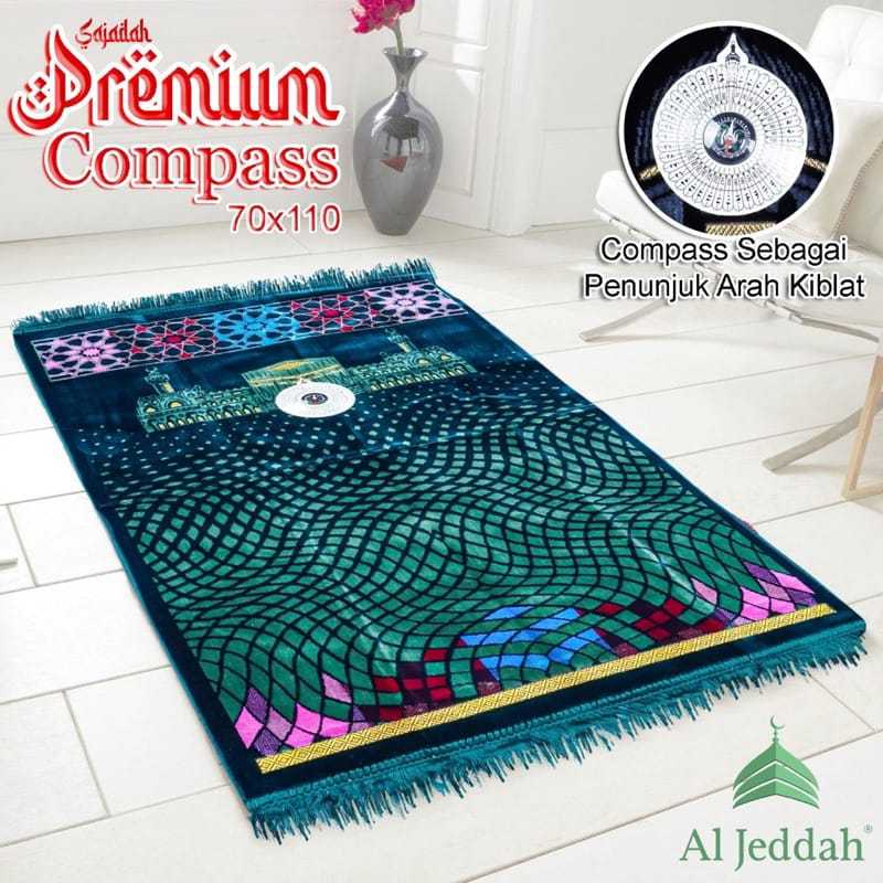 Jual SAJADAH TURKEY PREMIUM + COMPASS AL-JEDDAH/SEJADAH TURKI KOMPAS AL ...