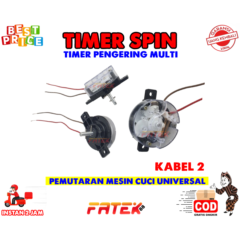 Jual TIMER SPIN | TIMER PENGERING | TIMER MESIN CUCI | TIMER 2KABEL ...