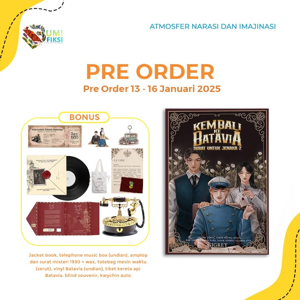 Jual Pre Order - Buku Novel Kembali Ke Batavia - Gigrey - Akad ...