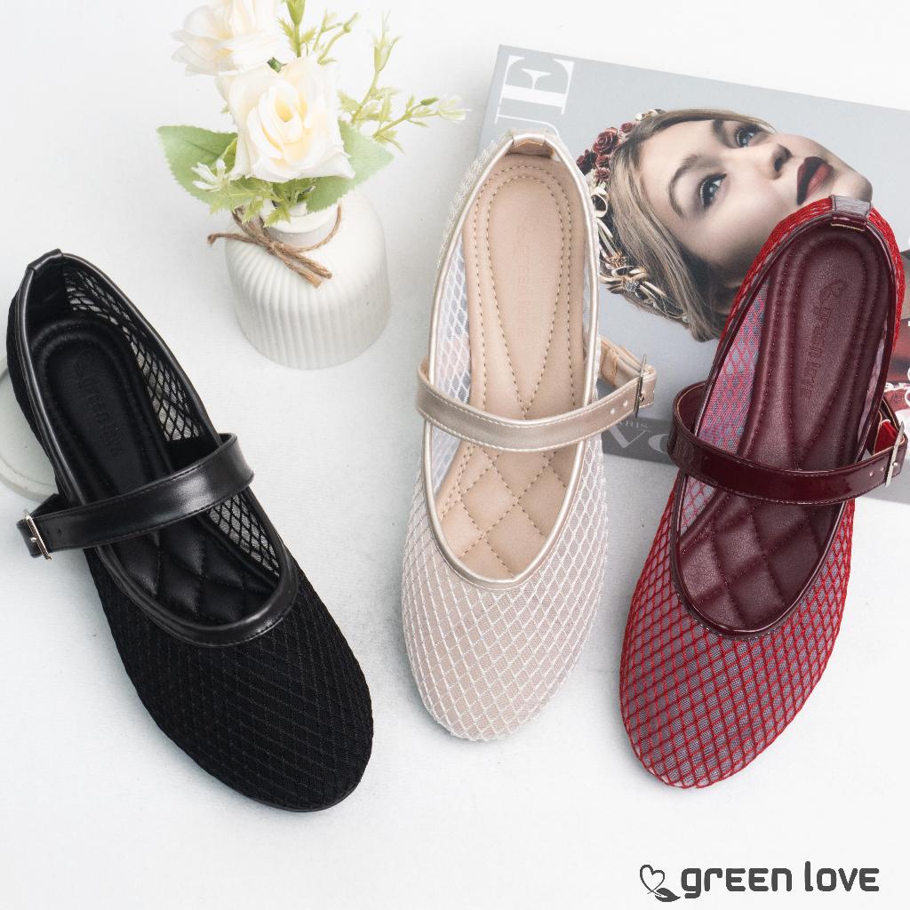 Jual Green Love Sepatu Flatshoes Wanita MELODY | Shopee Indonesia