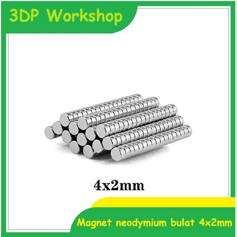 Jual Magnet neodymium bulat 4x2mm | Shopee Indonesia