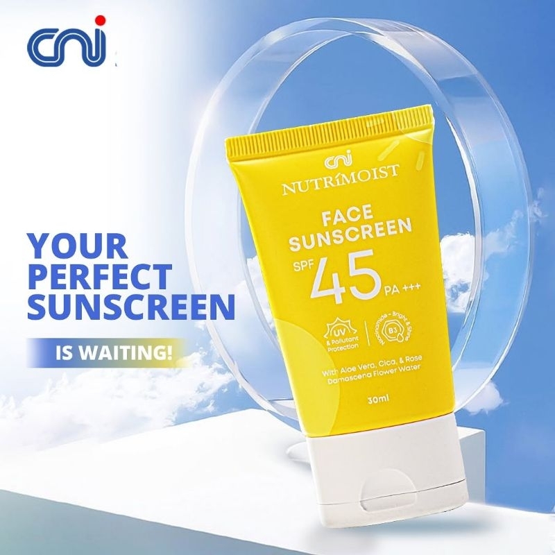Jual CNI Nutrimoist Sunscreen SPF 45+++ Menjaga Kelembaban Dan ...