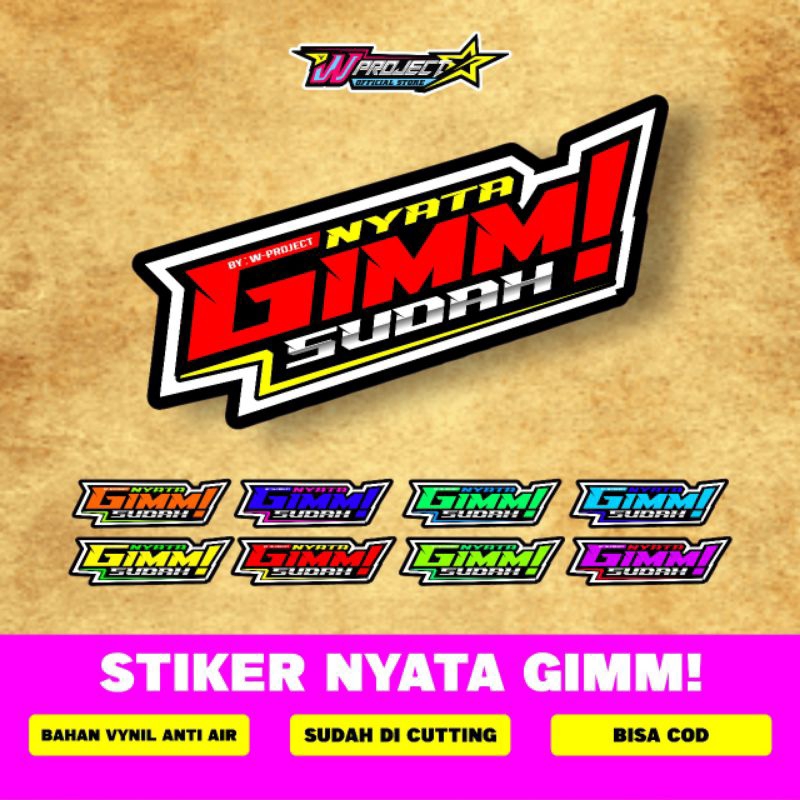 Jual STIKER GIMM PIW PIW KATA-KATA KEREN VIRAL | Shopee Indonesia