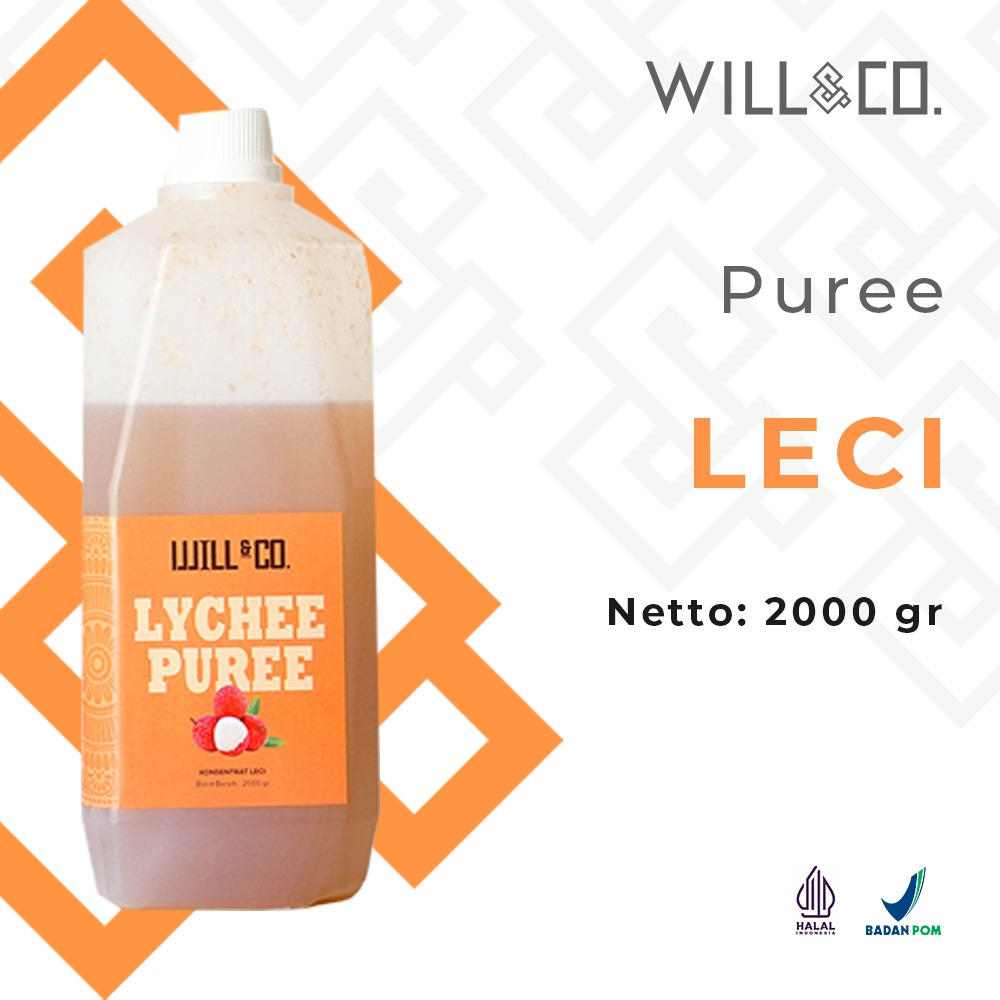 Jual Will&Co Puree Lychee Fruit Mix Smooties 2L | Shopee Indonesia