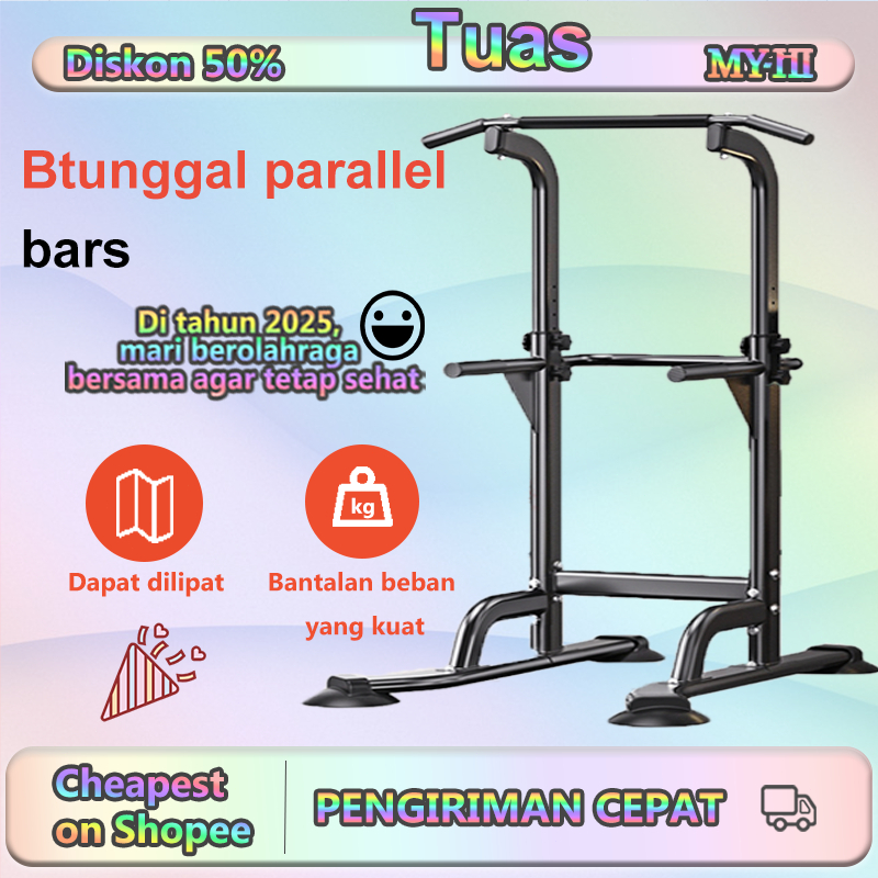 Jual parallel bars Pull Up Bar Alat Fitness Rumahan Alat Olahraga 6 ...
