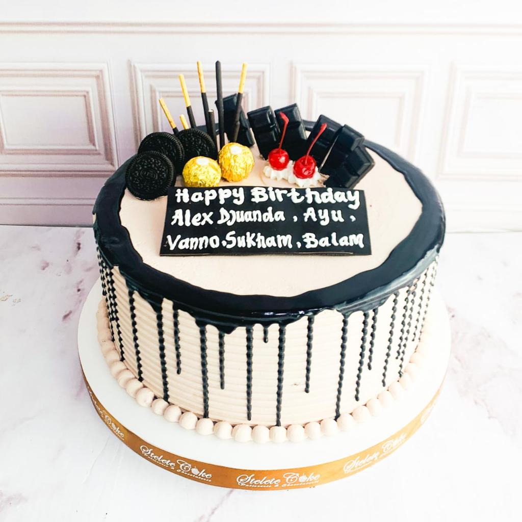 Jual kue ulang tahun/Birthday Cake/Kue ultah Tema Chocolate/birthday cake/Chocolate Cake ...