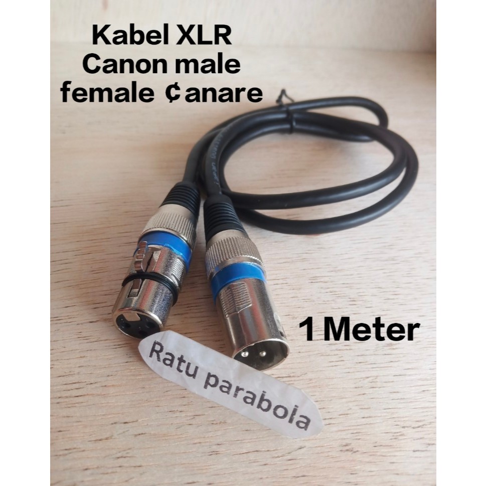 Jual KABEL XLR CANON MALE FEMALE 1 METER CANARE 1METER | Shopee Indonesia