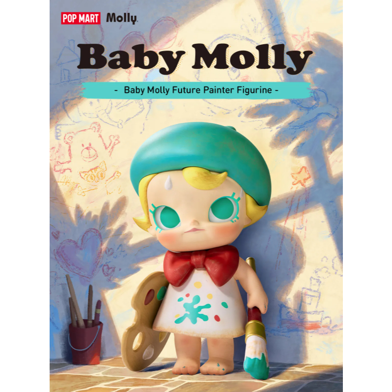 Jual Pop Mart Baby Molly Future Painter Figurine | Shopee Indonesia