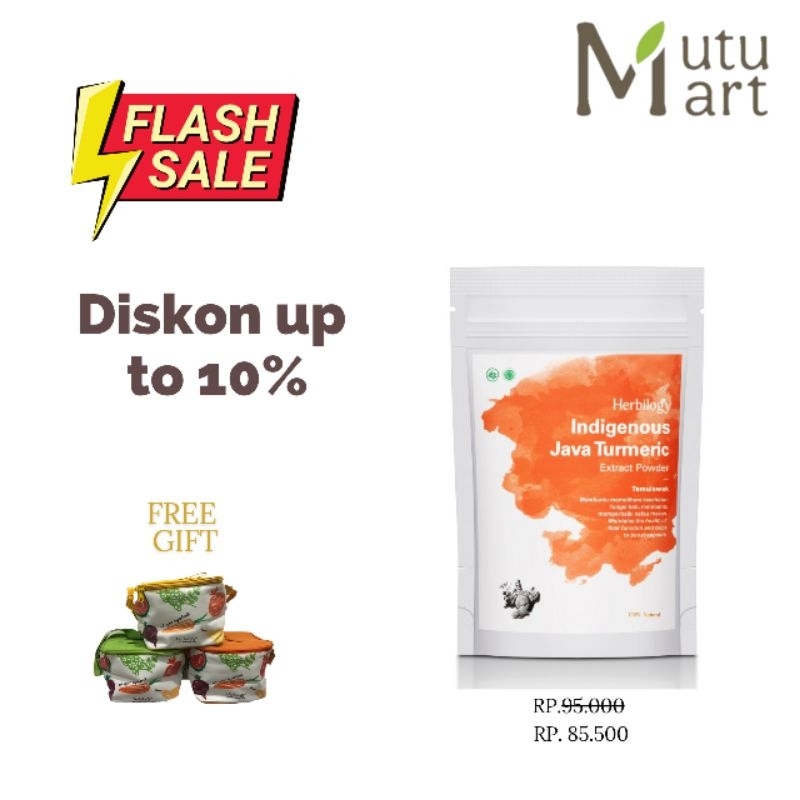 Jual Herbilogy - Extract Powder Java Tumeric (Temulawak) | Shopee Indonesia