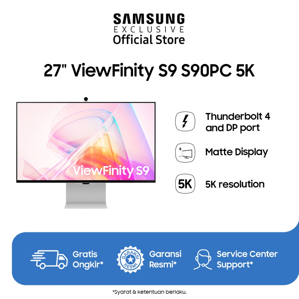 Jual Samsung Monitor ViewFinity 27" S9 S90PC 5K | LS27C900PAEXXD ...