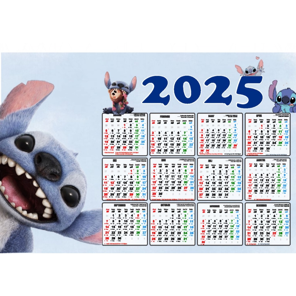 Jual KALENDER 2025 CUSTOM KARTUN / FORMAL | Shopee Indonesia
