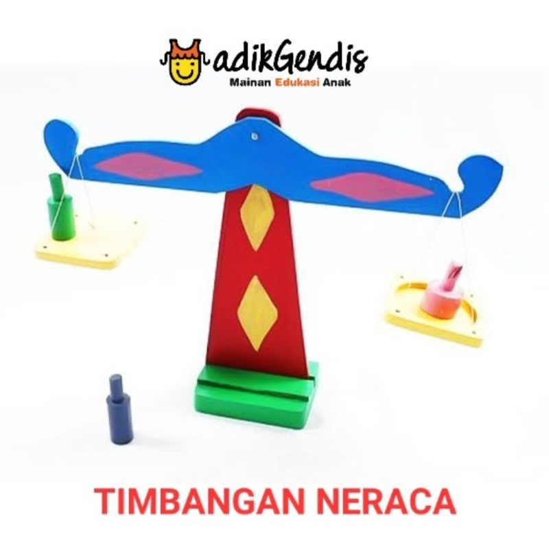 Jual Timbangan Neraca - Balance Scale - Mainan Edukasi / Edukatif Anak ...
