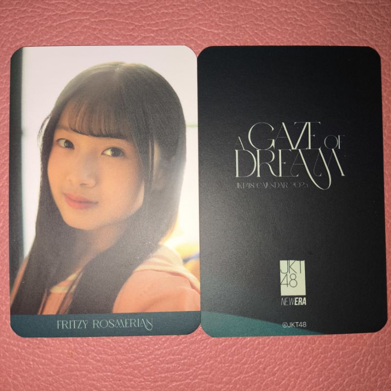 Jual Photocard JKT48 2025 Calendar a Gaze of Dream Fritzy Rosmerian ...