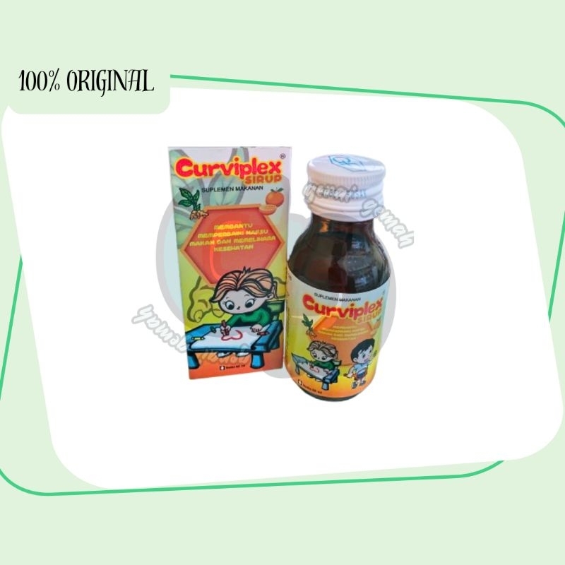 Jual (geraigemah)40 - CURVIPLEX SIRUP - Suplemen kesehatan multivitamin ...