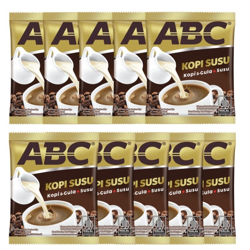 Jual [RENCENG] ABC KOPI SUSU31gr Renceng Isi 10 Sachet Kopi Susu | YumnaStore | Shopee Indonesia
