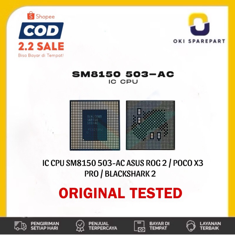 Jual IC CPU SM8150 503-AC ASUS ROG 2 / POCO X3 PRO / BLACKSHARK 2 ...