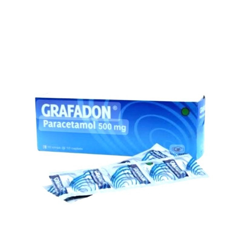 Jual GRAFADON 500 MG @1 STRIP 10 KAP /PARACETAMOL | Shopee Indonesia