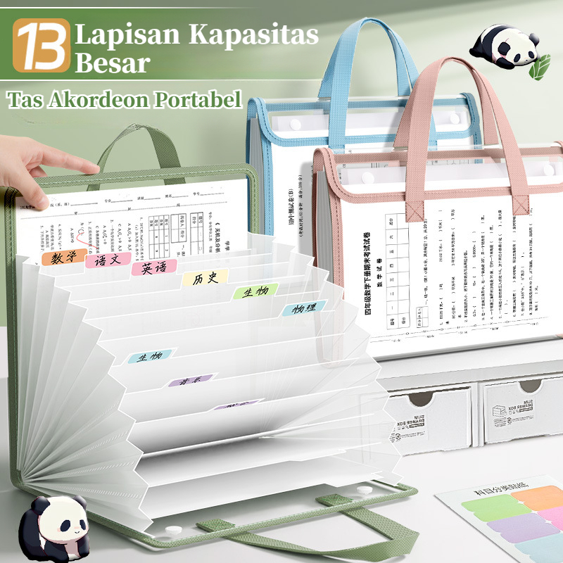 Jual 【13 Gaya】A4 Transparan File Folder Document Bag Tas Dokumen File ...