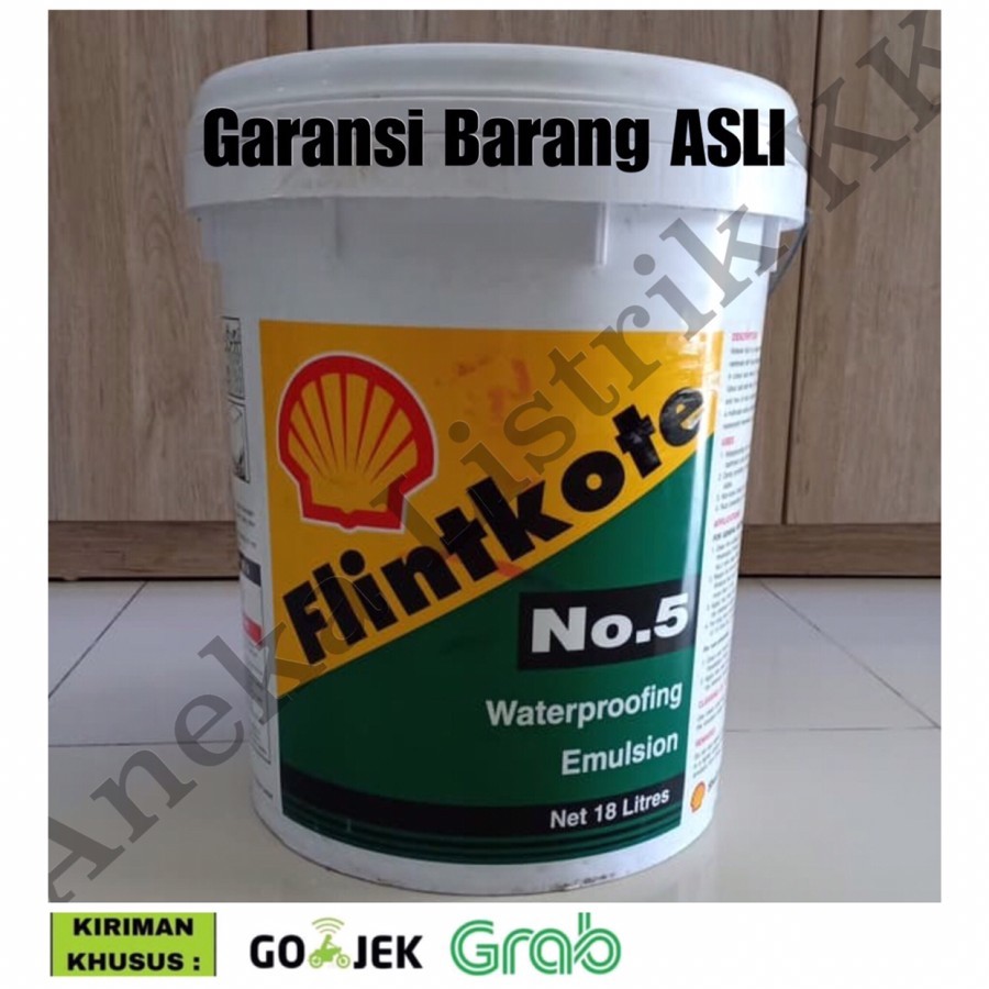 Jual SHELL WATERPROOF FLINKOTE NO.5 PAIL BERAT 20Kg FLINKUT ...