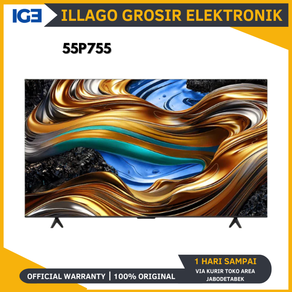 Jual TCL 55P755 4K UHD HDR10+ Google TV w/ Dolby Vision-Atmos 55 Inch ...